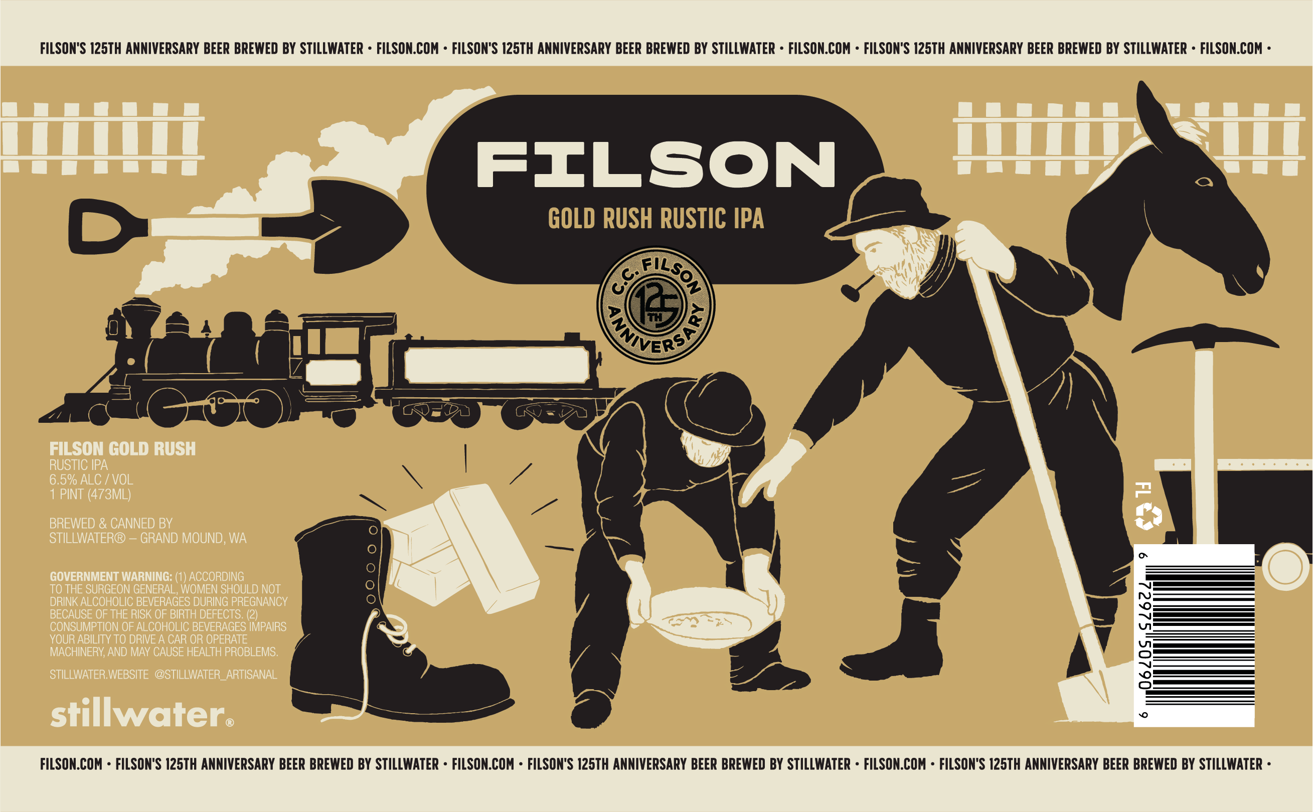 Filson Gold Rush Rustic IPA | AQベボリューション | 最高品質の海外クラフトビールのインポーター